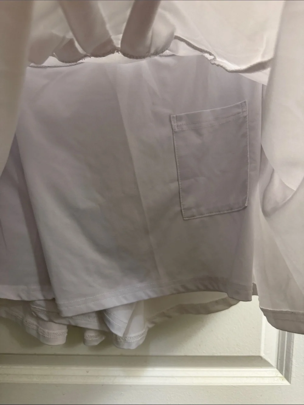 Other | White Athletic Pleated Skort With Small Logo Tag | Poshmark